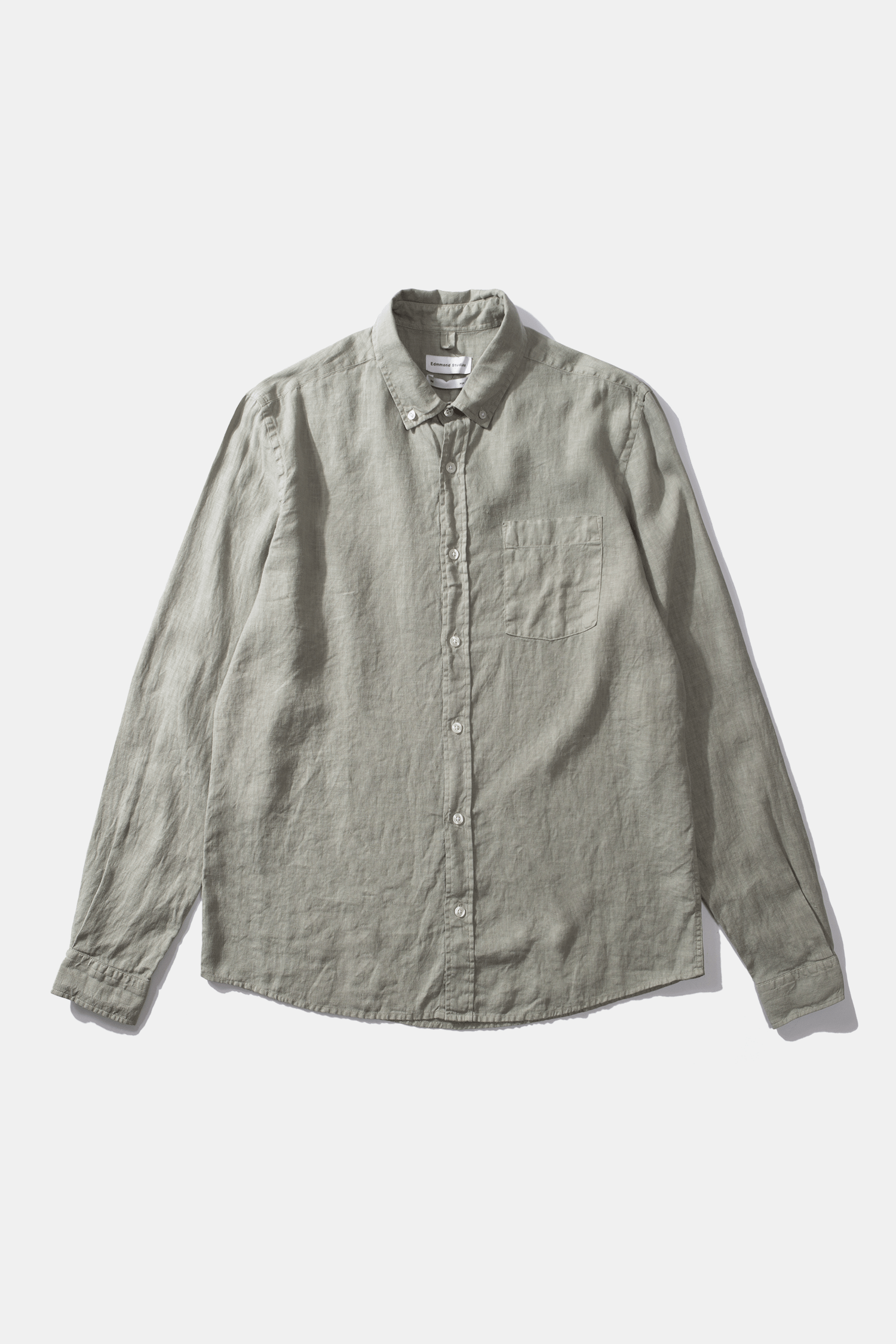 LINEN SHIRT TAUPE – edmmond.com